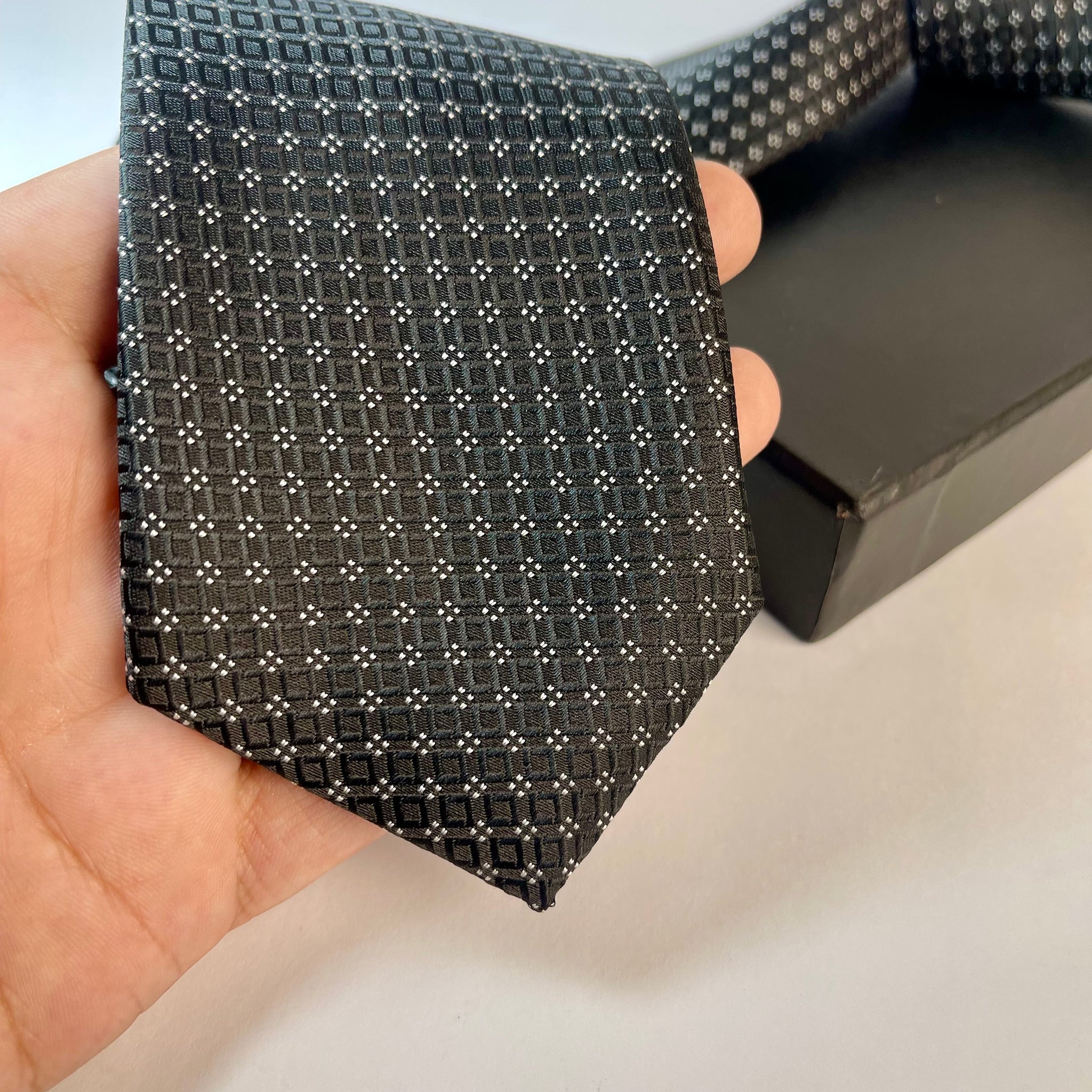 Black Neck Tie For Men | Premium Neck Ties For Men Pakistan – The Dapper Shop