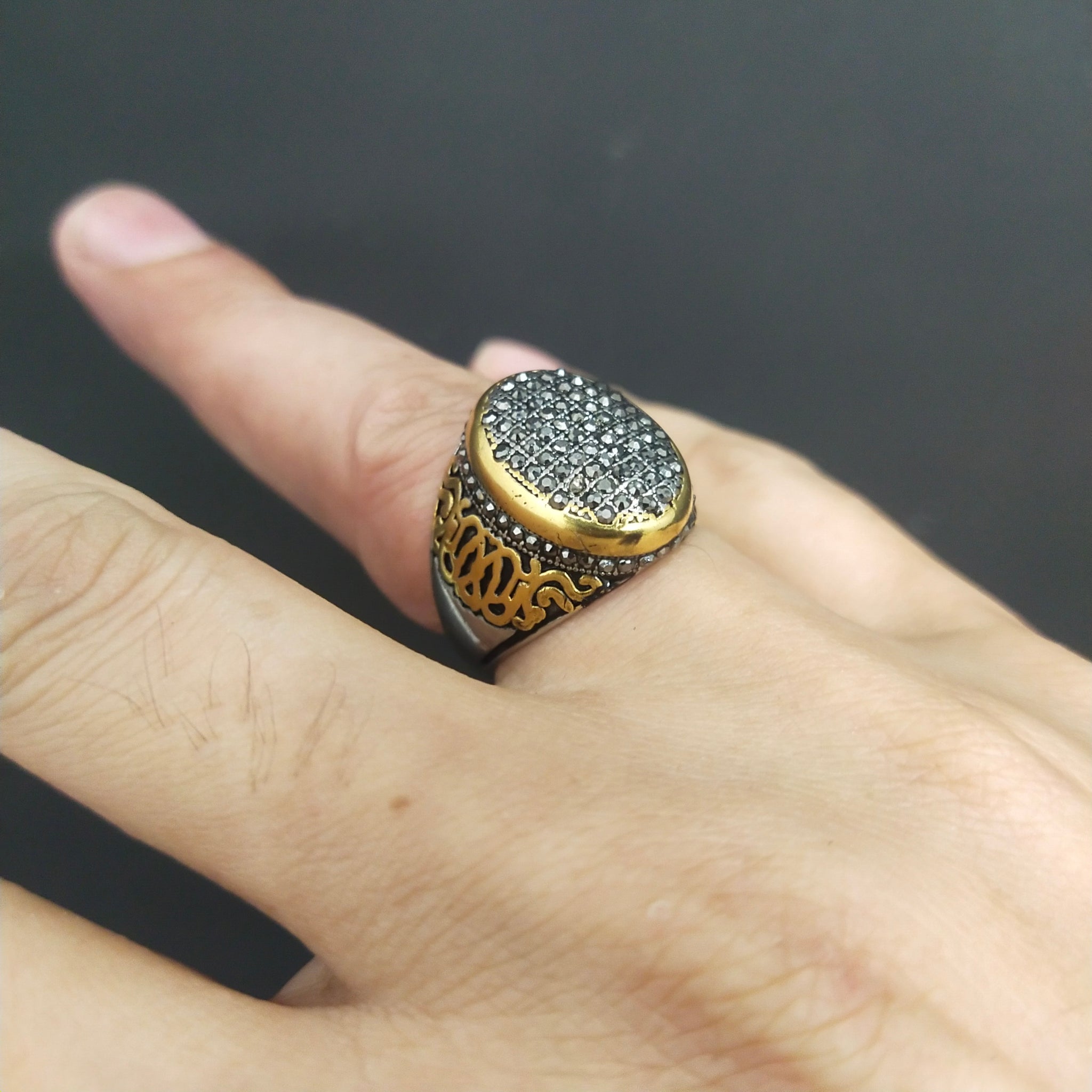 Turkish Cubical Zircon Italian Silver Ring For Men Online In Pakistan ...